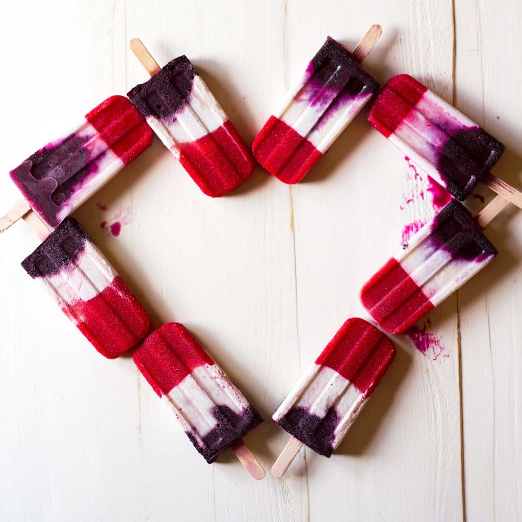 Dairy-Free Patriotic Popsicles - Pass the Plants