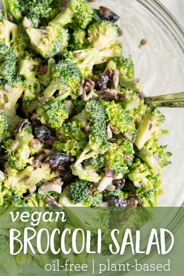 Vegan Broccoli Salad - Pass the Plants